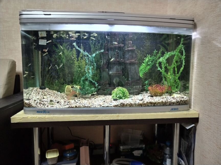 Аквариум с тумбой jebo б/у 250 л