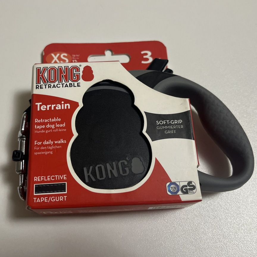 Рулетка kong Terrain XS (до 12 кг),3 м