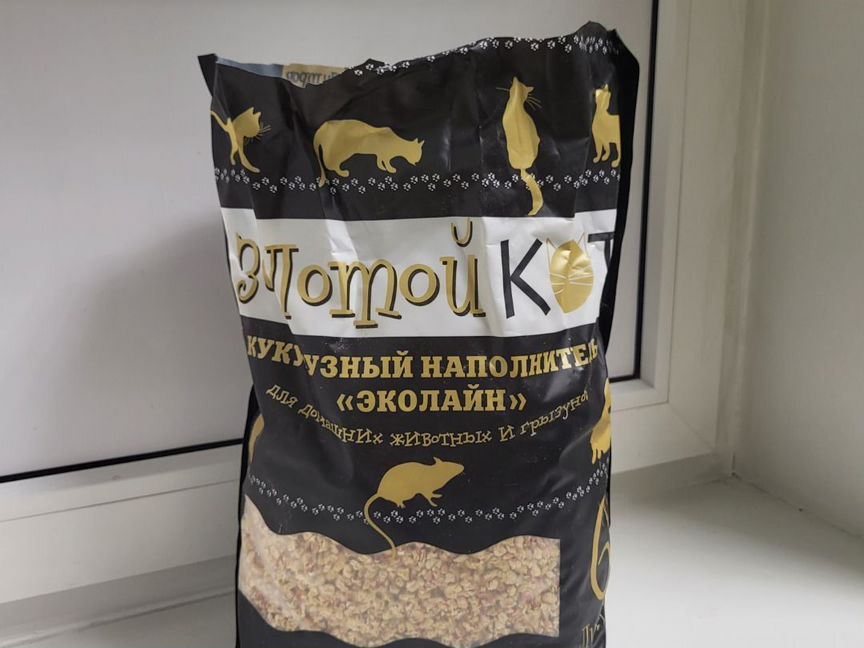 Кукурузный наполнитель для домашних животных