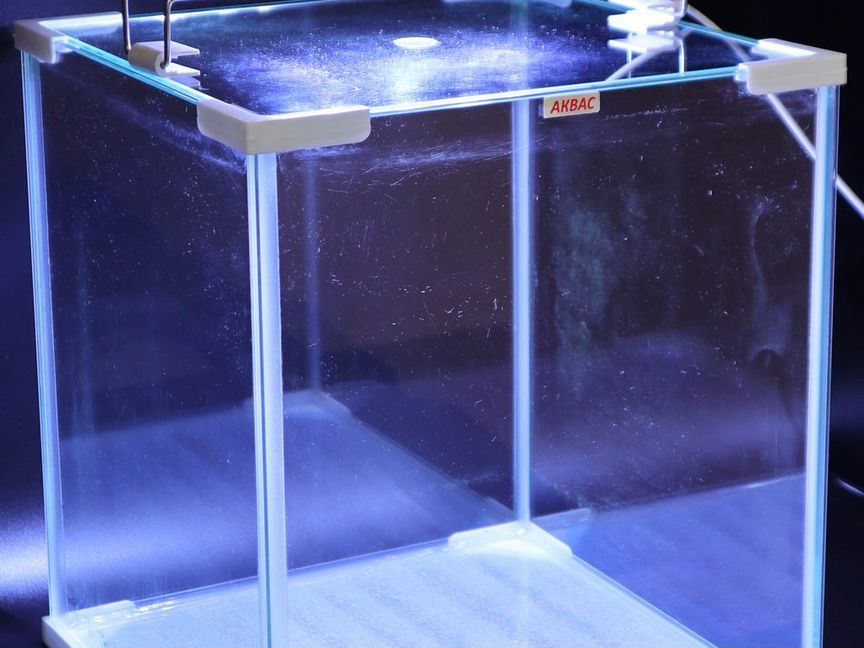 Аквариум - Куб 30 л, фильтр, обогреватель, светиль