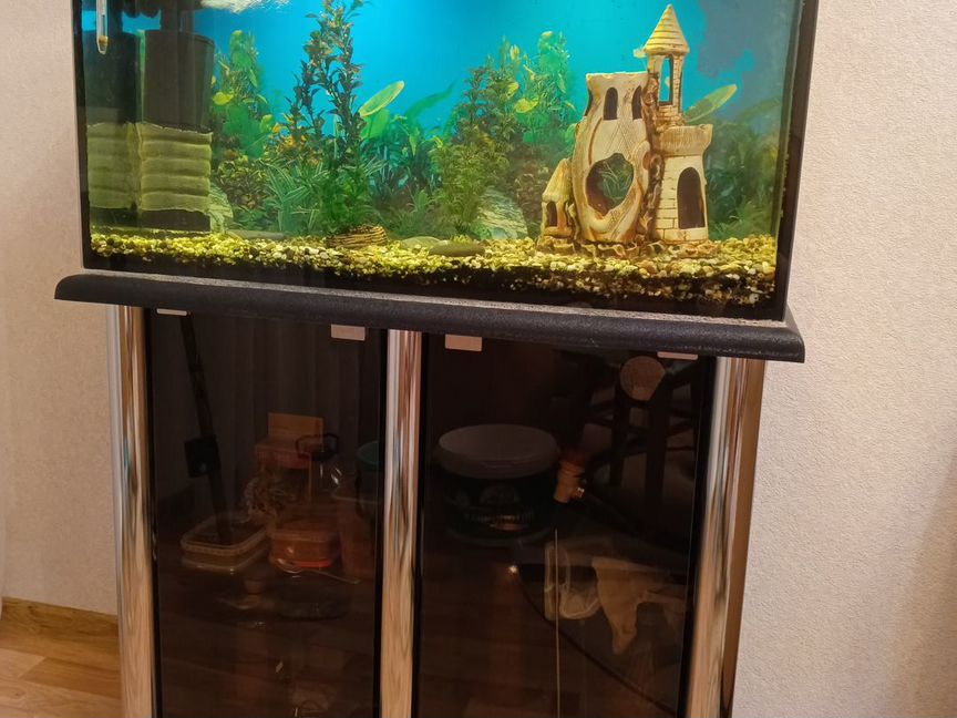 Аквариум 100 л с тумбой