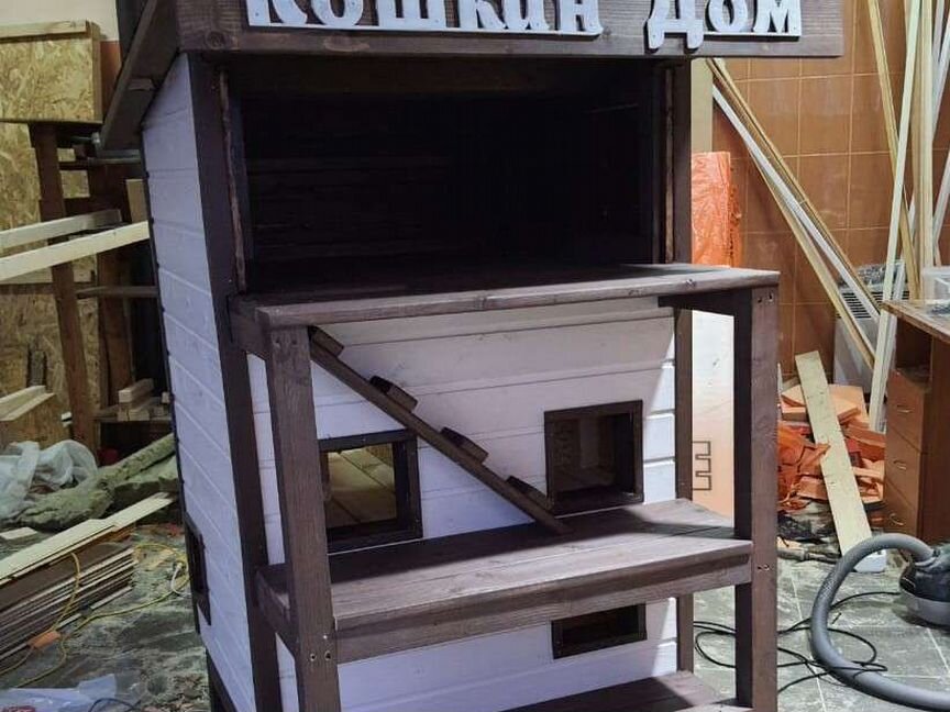 Зимний домик для кошек