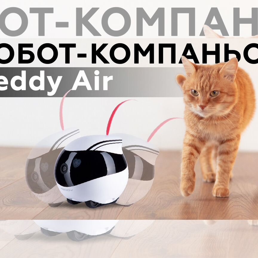 Умный робот-друг-видеоняня для Кошек и Собак Reddy