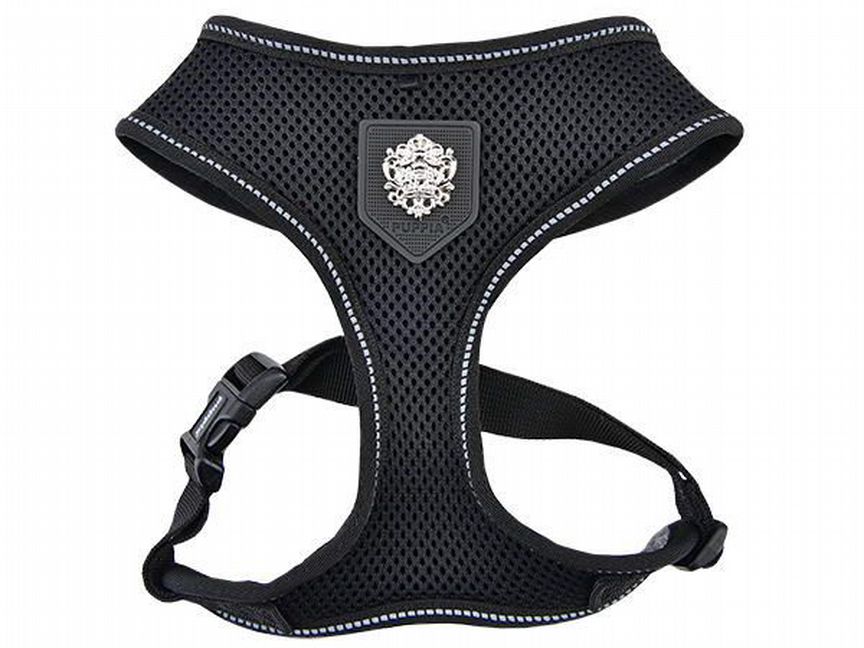 Шлейка Puppia Thermal Soft размер L, чёрная