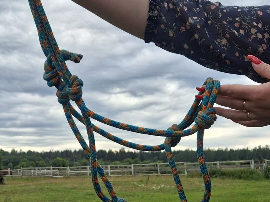 Веревочный недоуздок, капор москитный