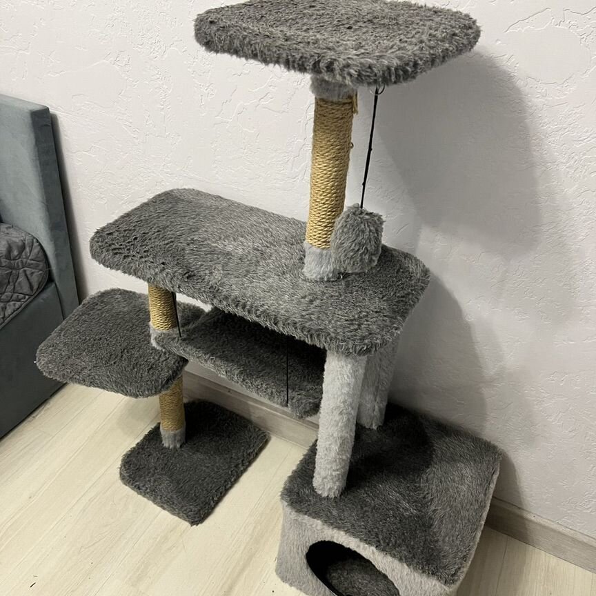 Когтеточка домик для кошки бу