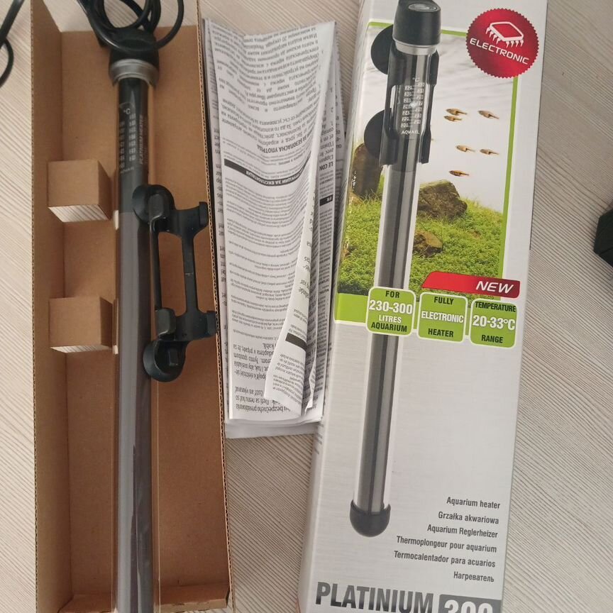 Нагреватель в аквариум aquael platinum 300