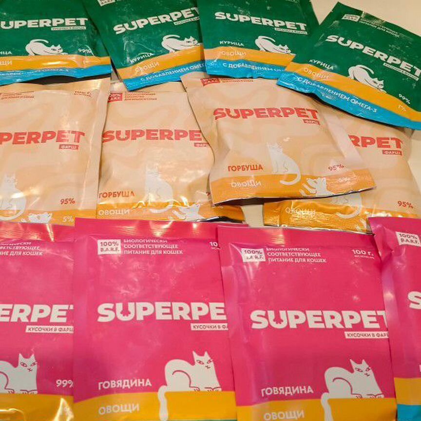Superpet- сбалансированы сырой корм для зивотных