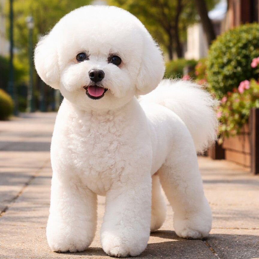 Бишон фризе, взрослая собака