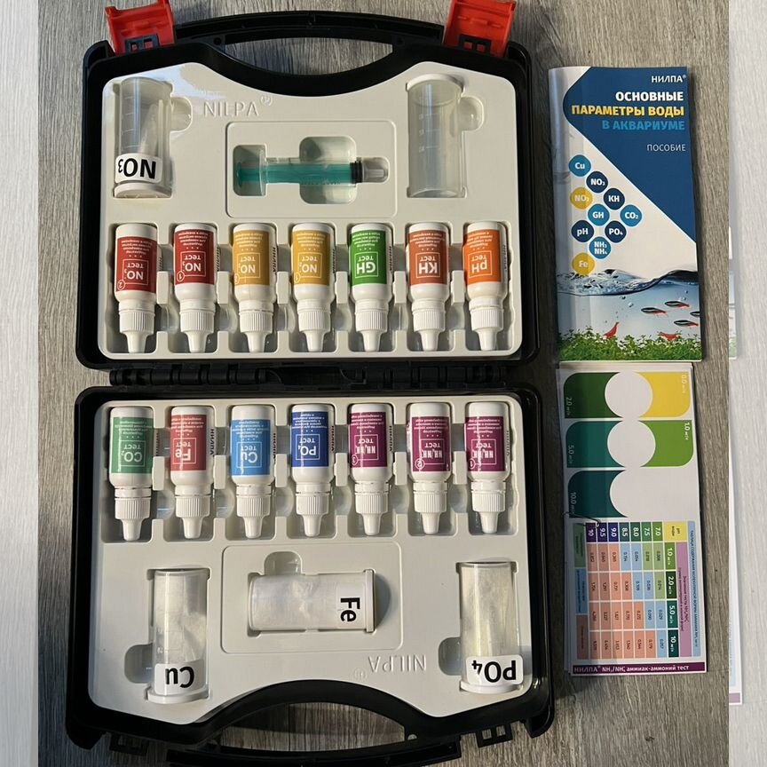 Тесты для аквариумной воды Nilpa PRO plus