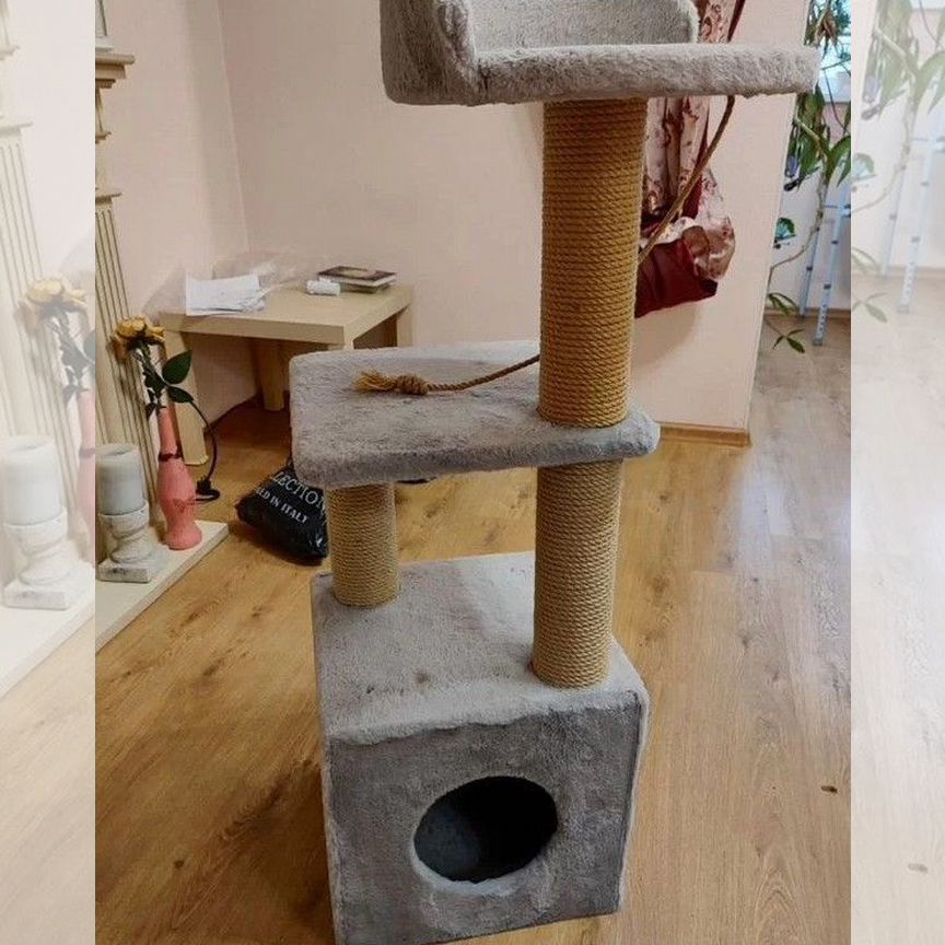 Когтеточка домик для кошки