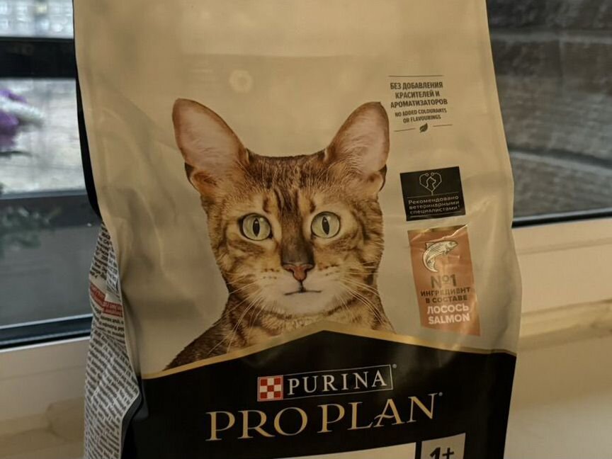 Кошачий сухой корм purina PRO plan adult 1,5 кг
