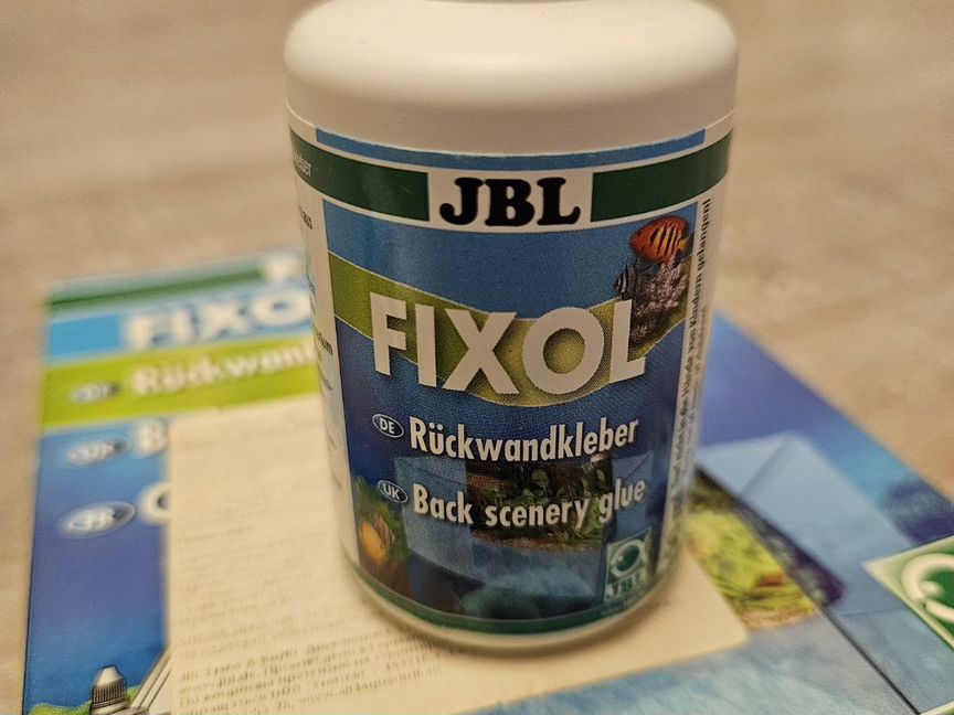 Клей JBL для аквариумных фонов Fixol