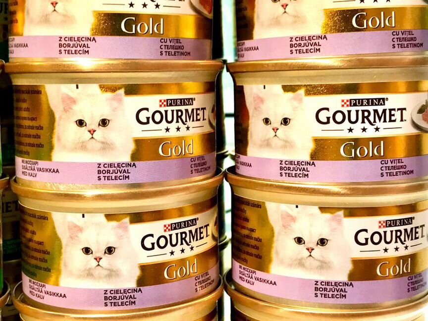 Корм для кошек паштет гурмэ Gourmet Gold 24 шт. EU