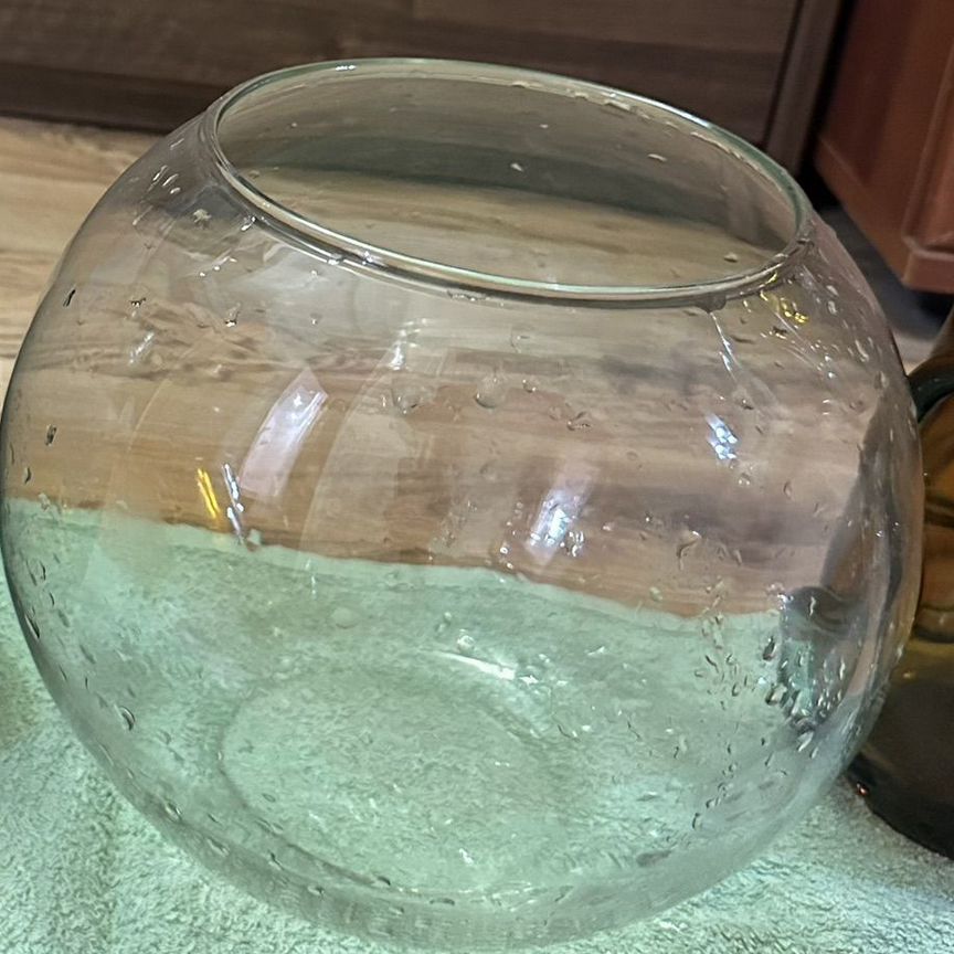 Аквариум для рыбок круглый