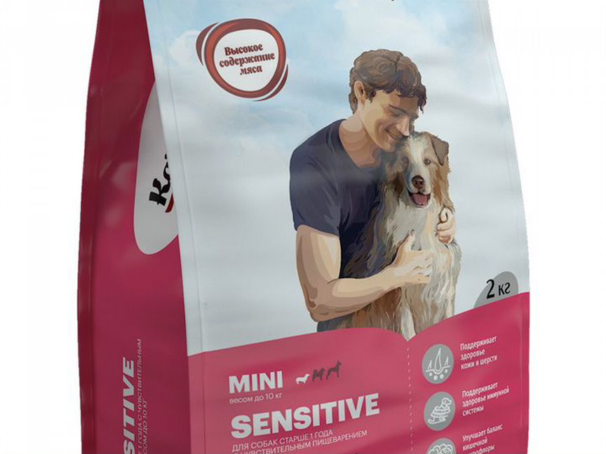 Сухой корм Karmy Sensitive Mini Adult (лосось)