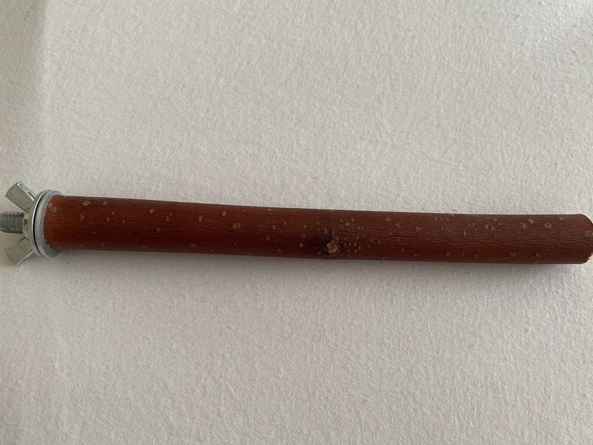 Новая жердь для попугая с креплением