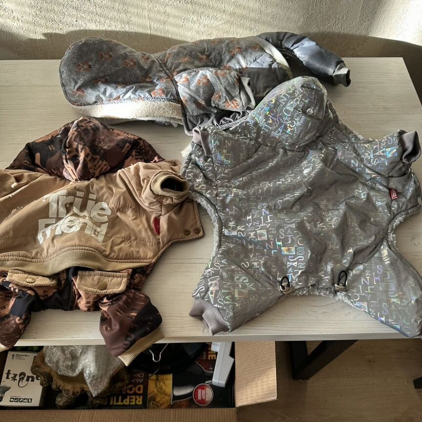 Комбинизоны для собачки зимние