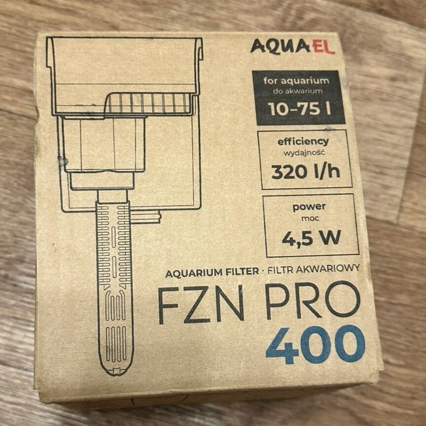 Фильтр для аквариума aquael fzn-400 pro