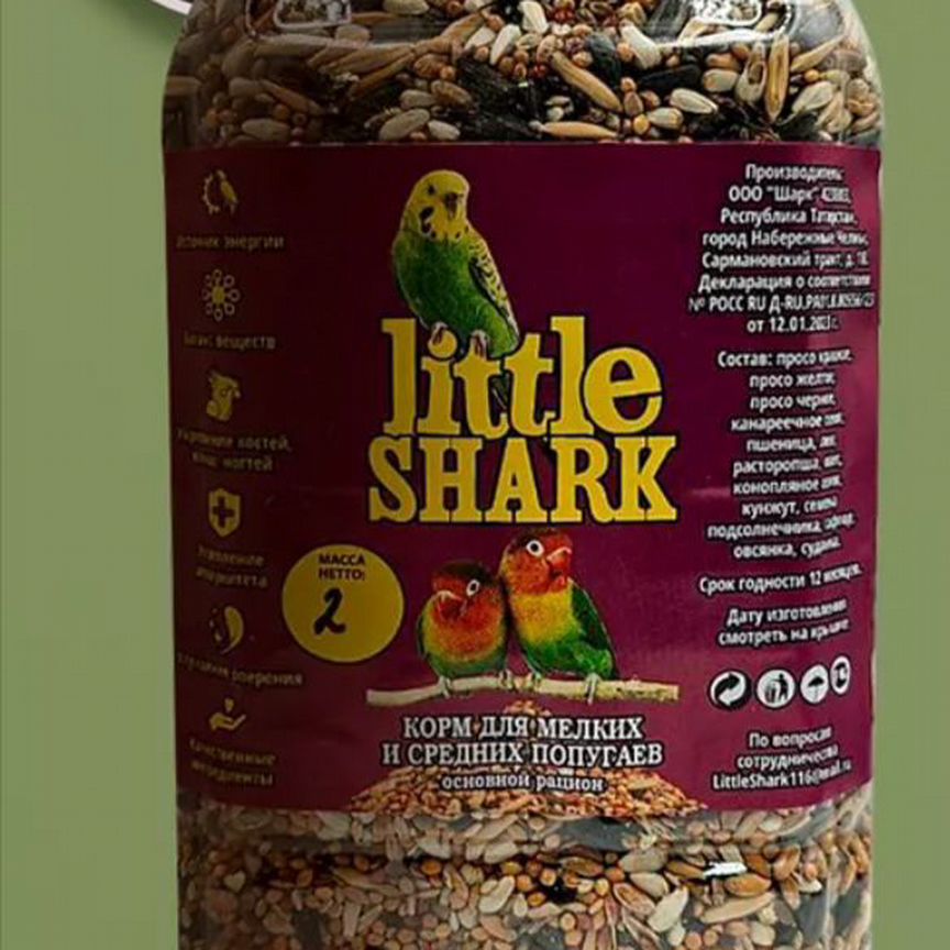 Корм для попугаев
