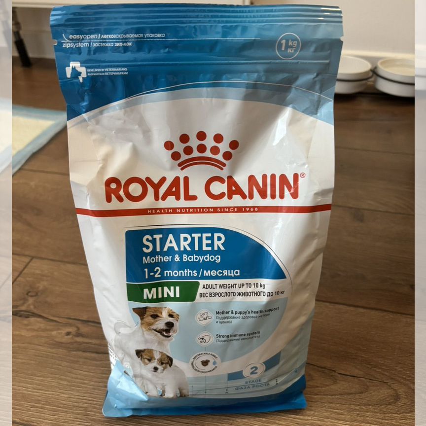 Корм для собак royal canin starter mini