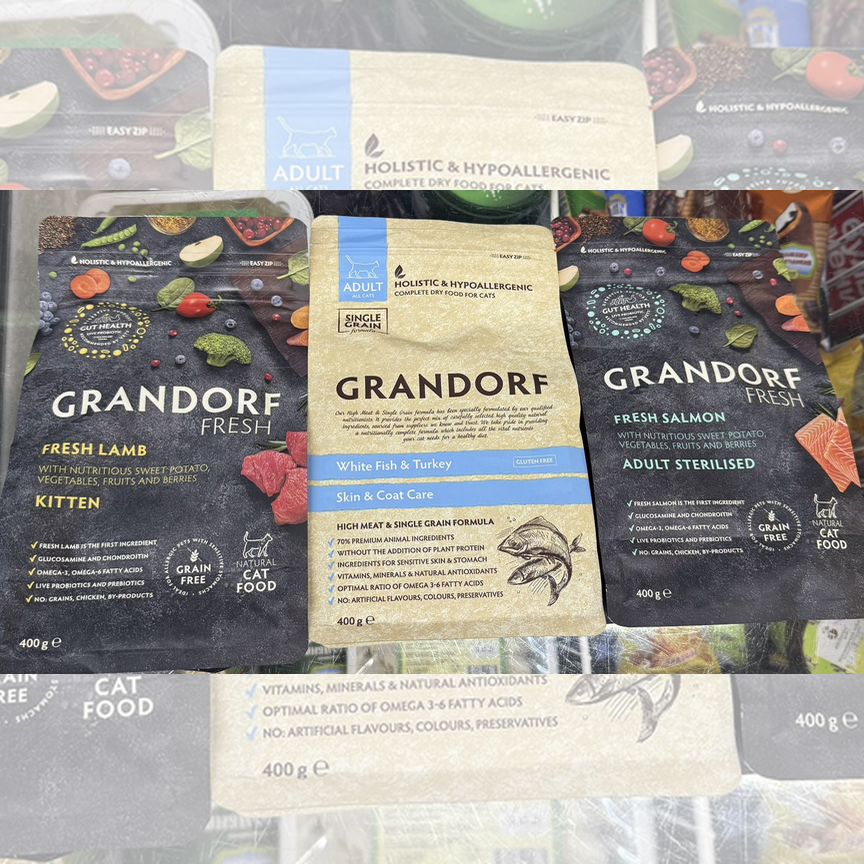 Корм для кошек Grandorf 400 гр