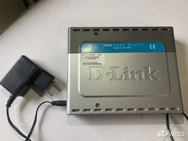 Маршрутизатор D-Link DSL-504T/RU V.B3 купить в Санкт-Петербурге ...