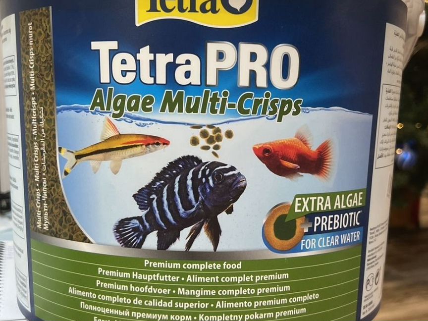 Корм для рыб с спирулиной tetra pro algae