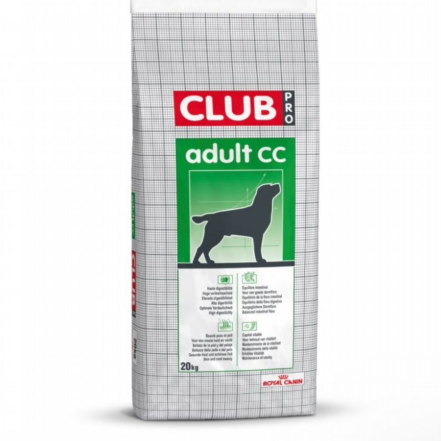 Корм для собак royal canin adult cc 20 кг