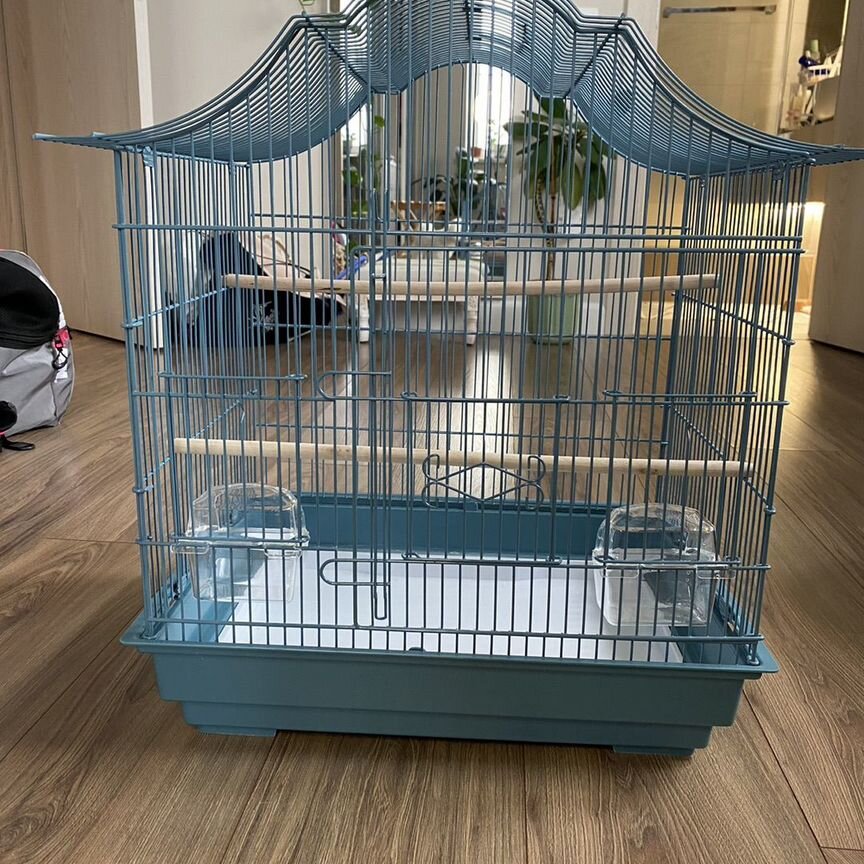 Клетка для птиц резная