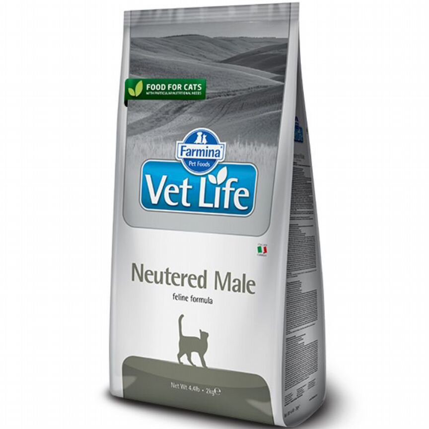 Корм для котов Фармина VetLife Neutered Male 10 кг