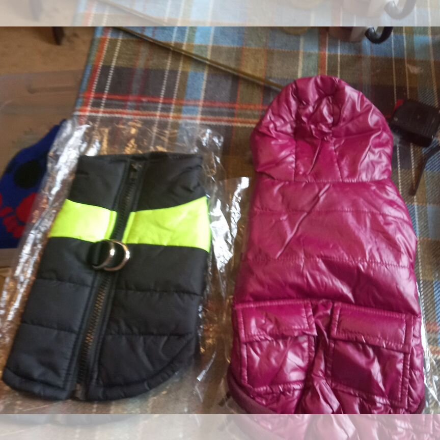 Новые жилетка и куртка для собак размер S