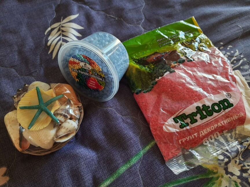 Ракушки и грунт для аквариума