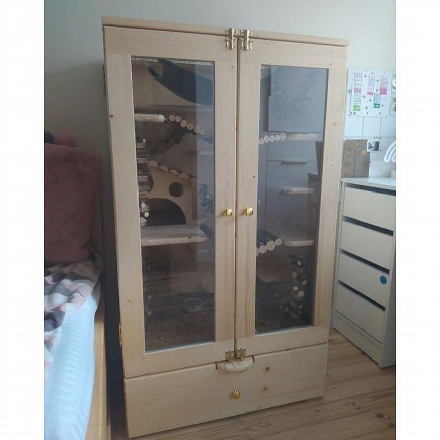 Витрина из натуральных материалов (для грызунов)