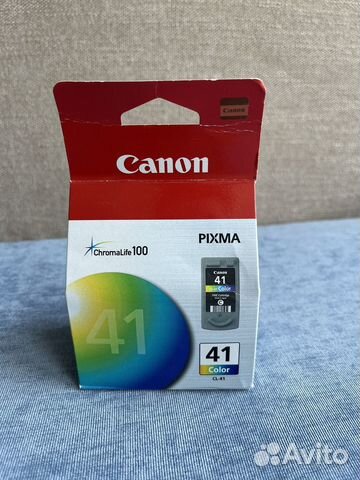 Цветной оригинальный картридж canon Cl 41 купить в Москве | Электроника ...