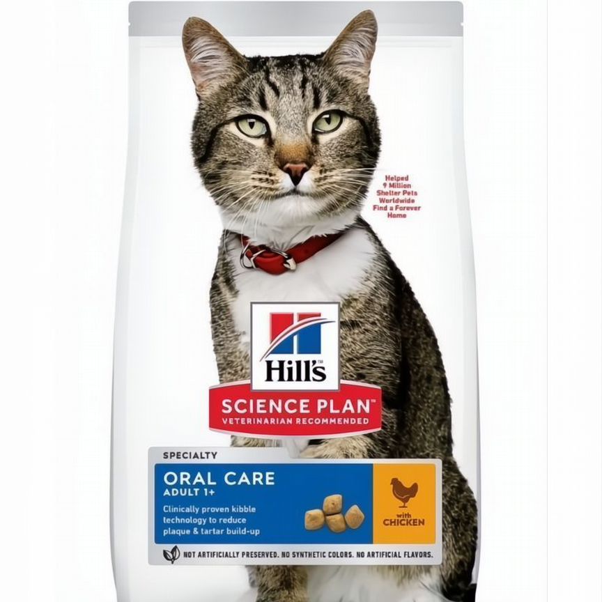Корм для кошек Hill's Science plan Oral Care 7 кг