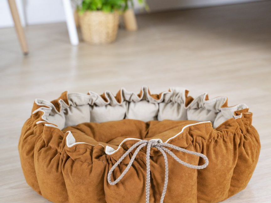 Круглая лежанка для животных