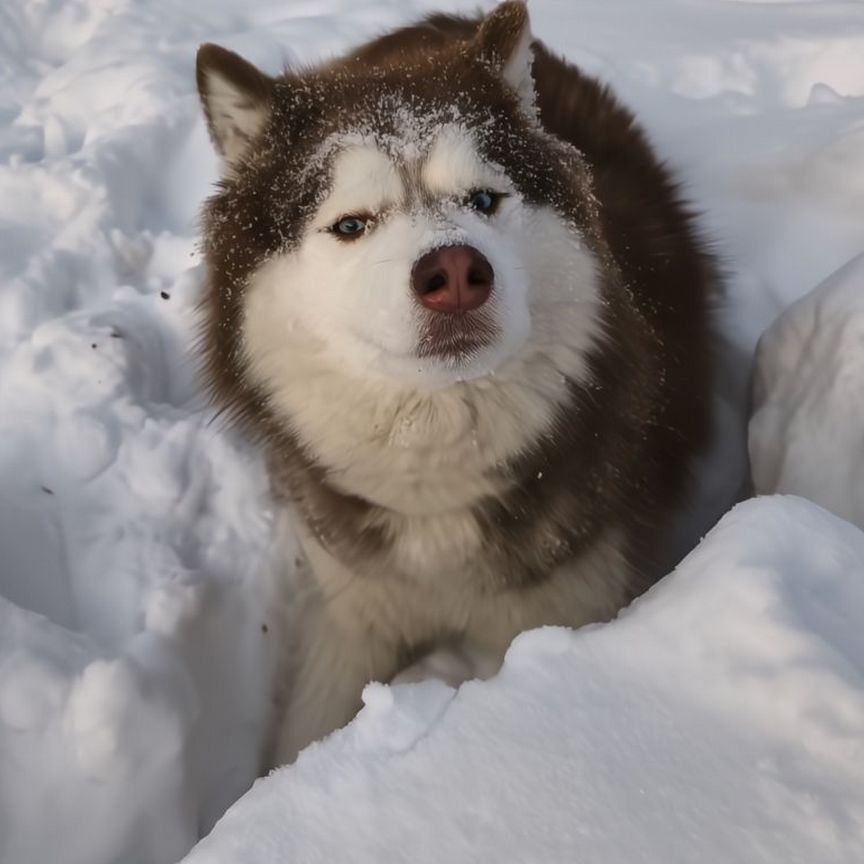 Сибирский хаски, взрослая собака
