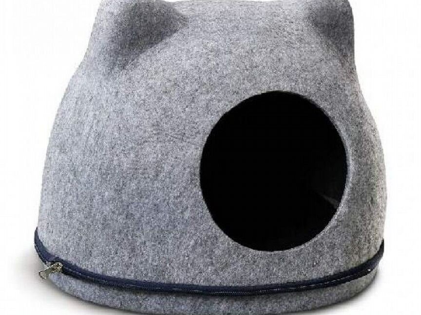 Triol Кошкин дом домик для кошек 340x430x340, серы