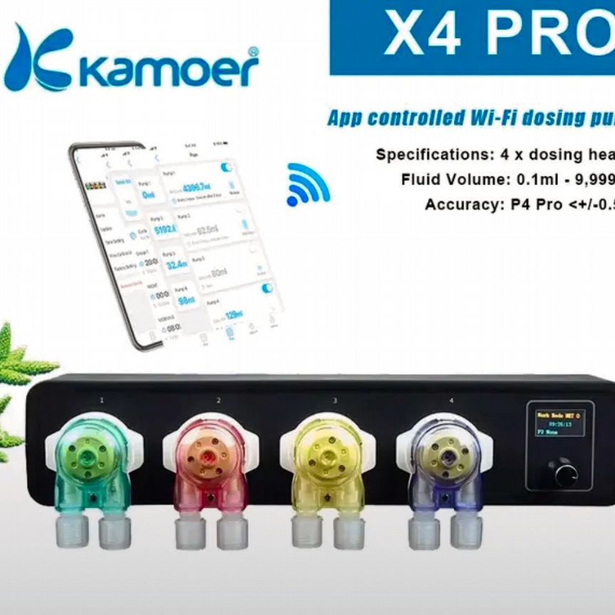 Перистальтический дозирующий насос Kamoer X4 Pro