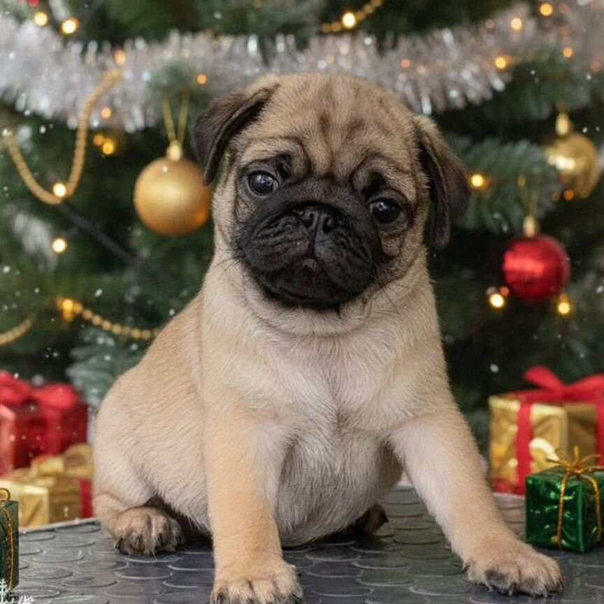 Мопс, щенок