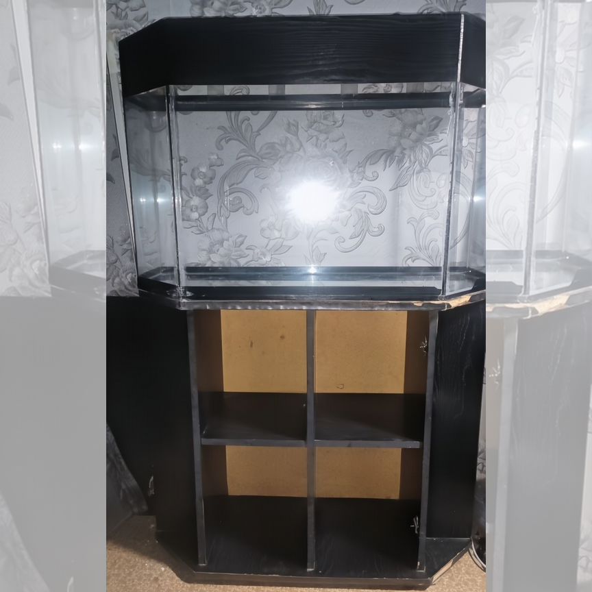 Аквариум с тумбой бу