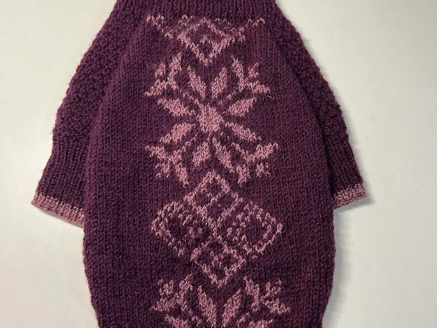 Вязаные кофточки на собачку S