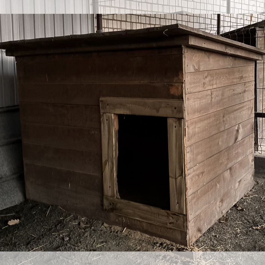 Будка для собаки утепленная