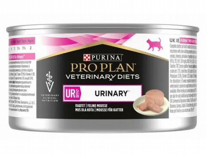 Pro Plan urinary для кошек паштет
