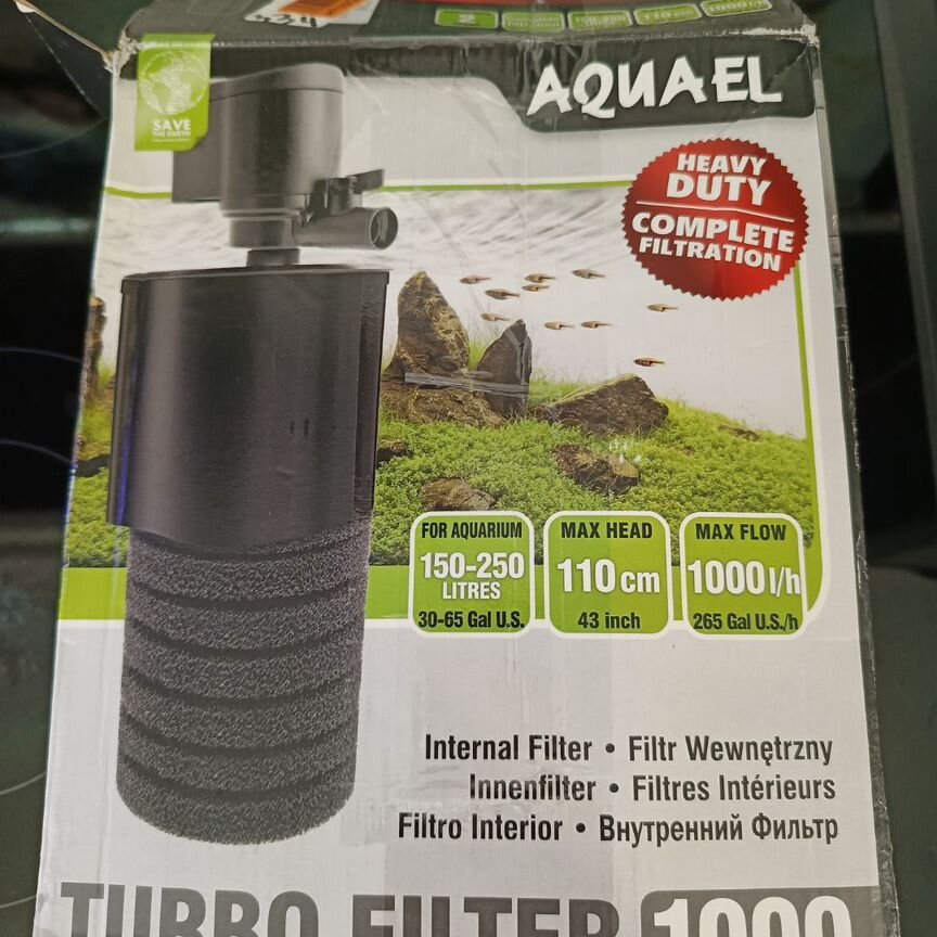 Фильтр акваэль турбо и грунтоочистители новые