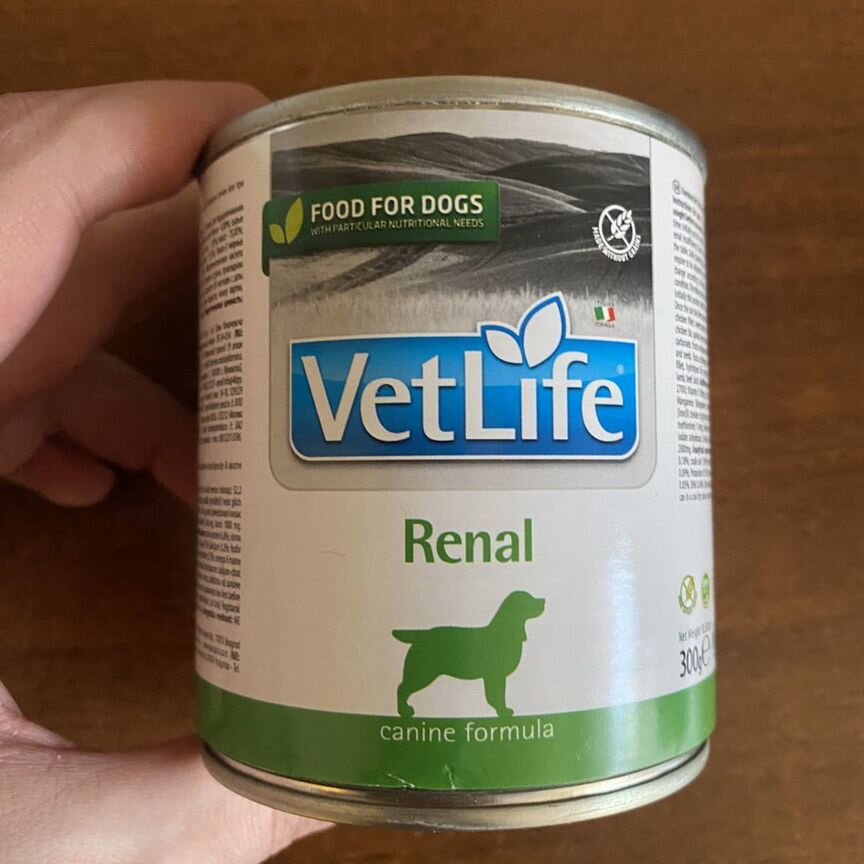 VetLife renal паштет для собак 3шт