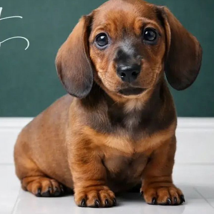 Кроличья такса, щенок