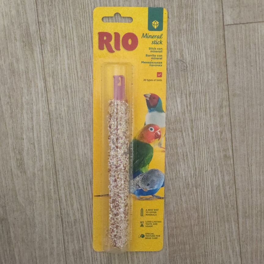 Минеральная палочка для попугаев rio