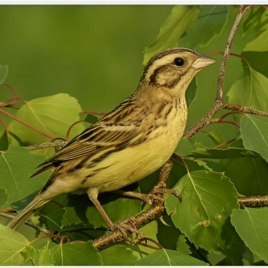Певчая птица Овсянка дубровник